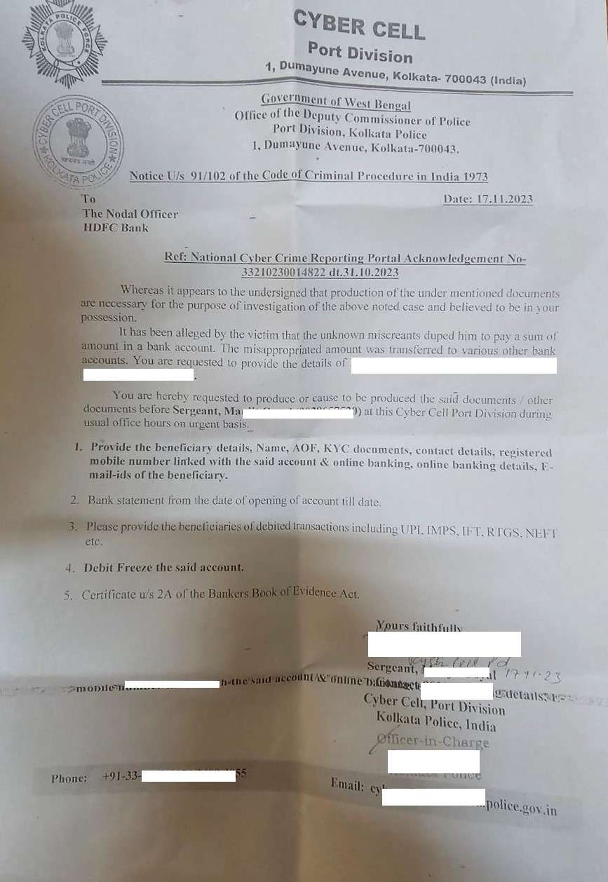 Recover Funds from Scams | Fake Tasks Scam | P2P Cybercrime complaint